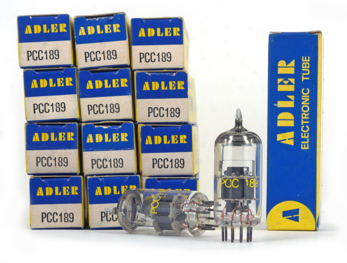ONE PCC189/7ES8 ADLER NOS Tube Röhre Valvola Tubes TSF Valve 진공관 真空管 ...