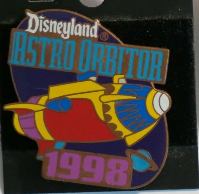 DISNEY DLR DISNEYLAND 1998 ATTRACTION SERIES ASTRO ORBITOR PIN | eBay