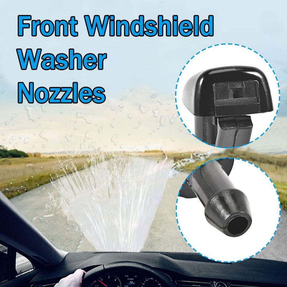 Wiper Sprayer Front Windshield Washer Nozzle Kit for Ford Focus Edge ...