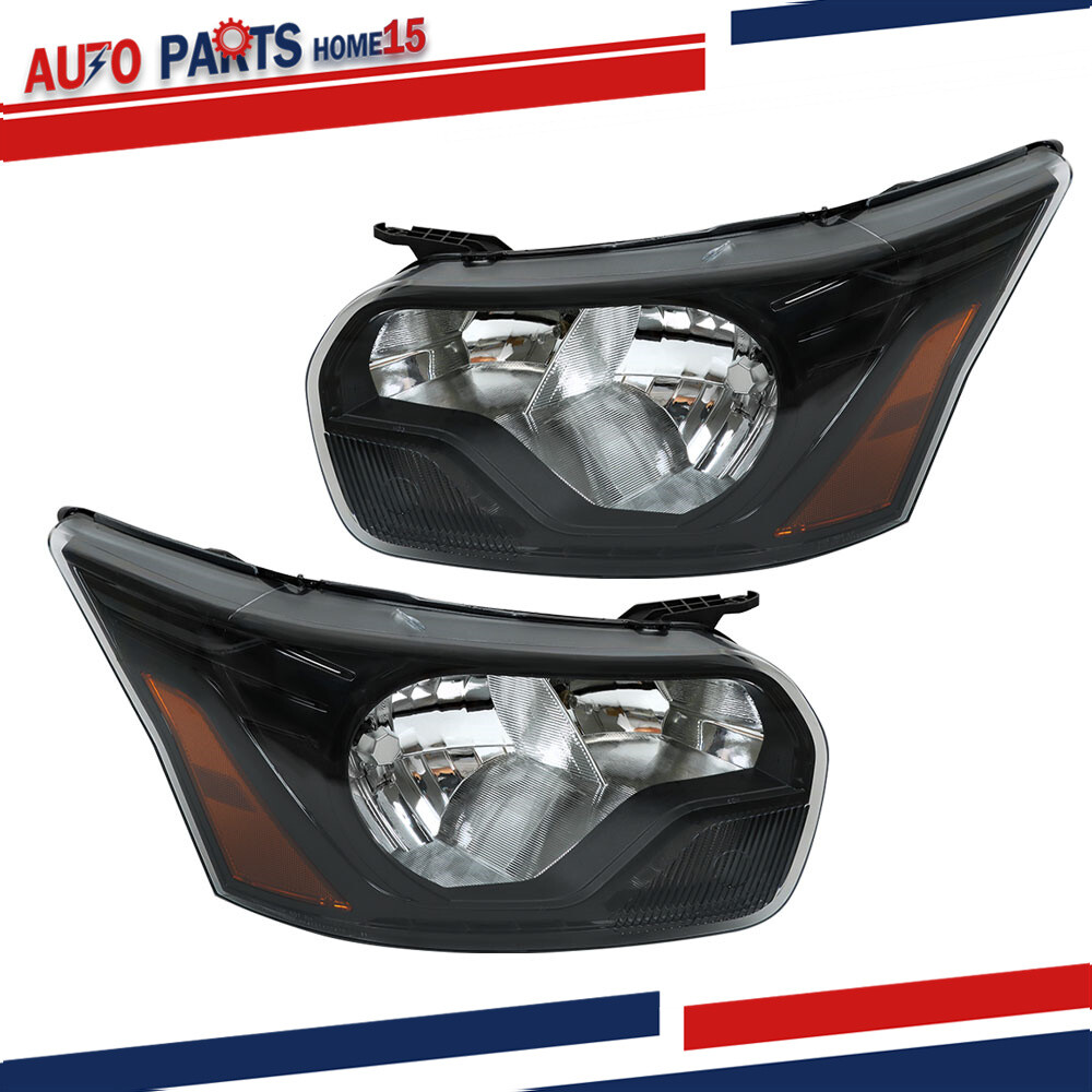 For 2015-21 Ford Transit 150 250 Headlights Halogen Driver&Passenger ...