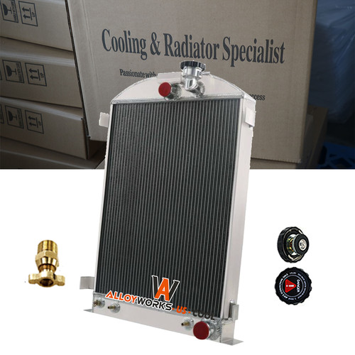 3 Row Radiator For Ford Model-A/Chevy-V8-Engine 1930-1931 Hot Rod 1932 ...
