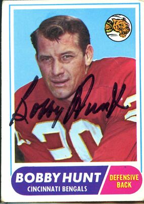 Bobby Hunt signed autographed Auto 1968 Topps card #122 | eBay