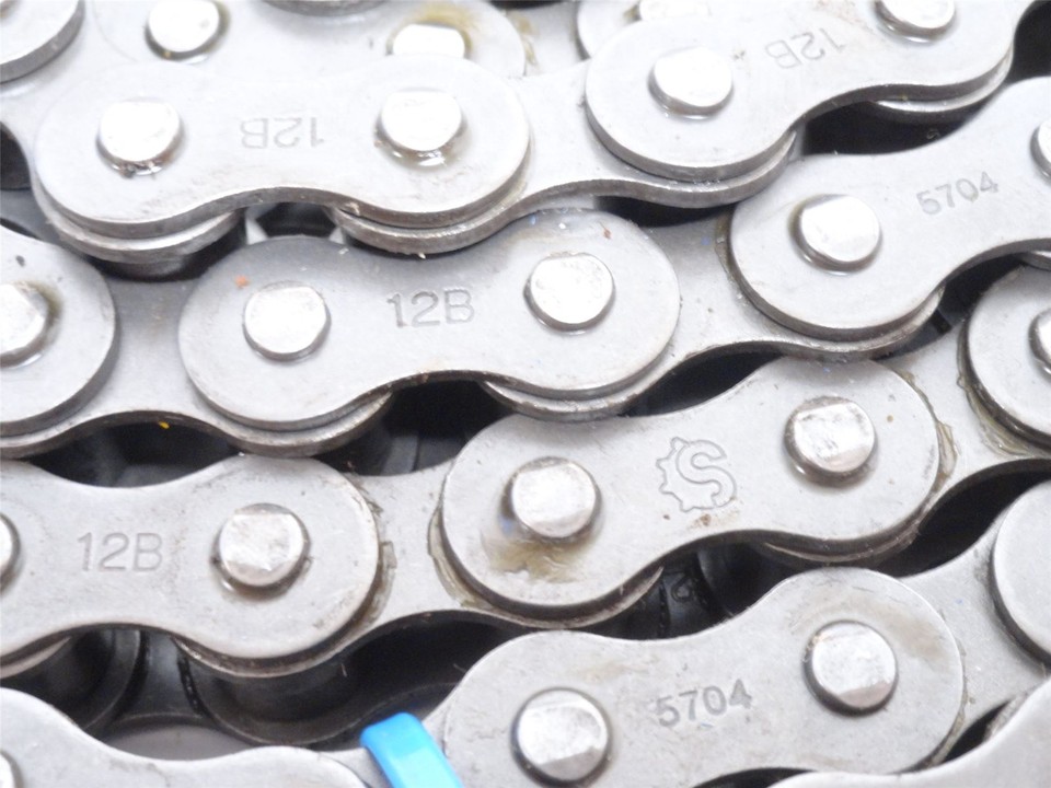 250975 New-No Box; Standard Chain 12B-1 x 9 Steel Drive Chain #12B; 9 ...