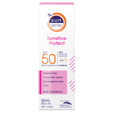SunSense Sensitive Protect SPF50 Roll-on 50mL Broad Spectrum UVA/UVB ...