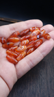 Lot 20 Agate Himalayan Taiwanese Red Agate Natural Eye Bead RD-L-20 | eBay