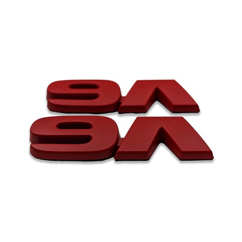 2x Red Metal V6 Emblem 3D V-6 Engine Badge Car Fender Sticker Sport ...