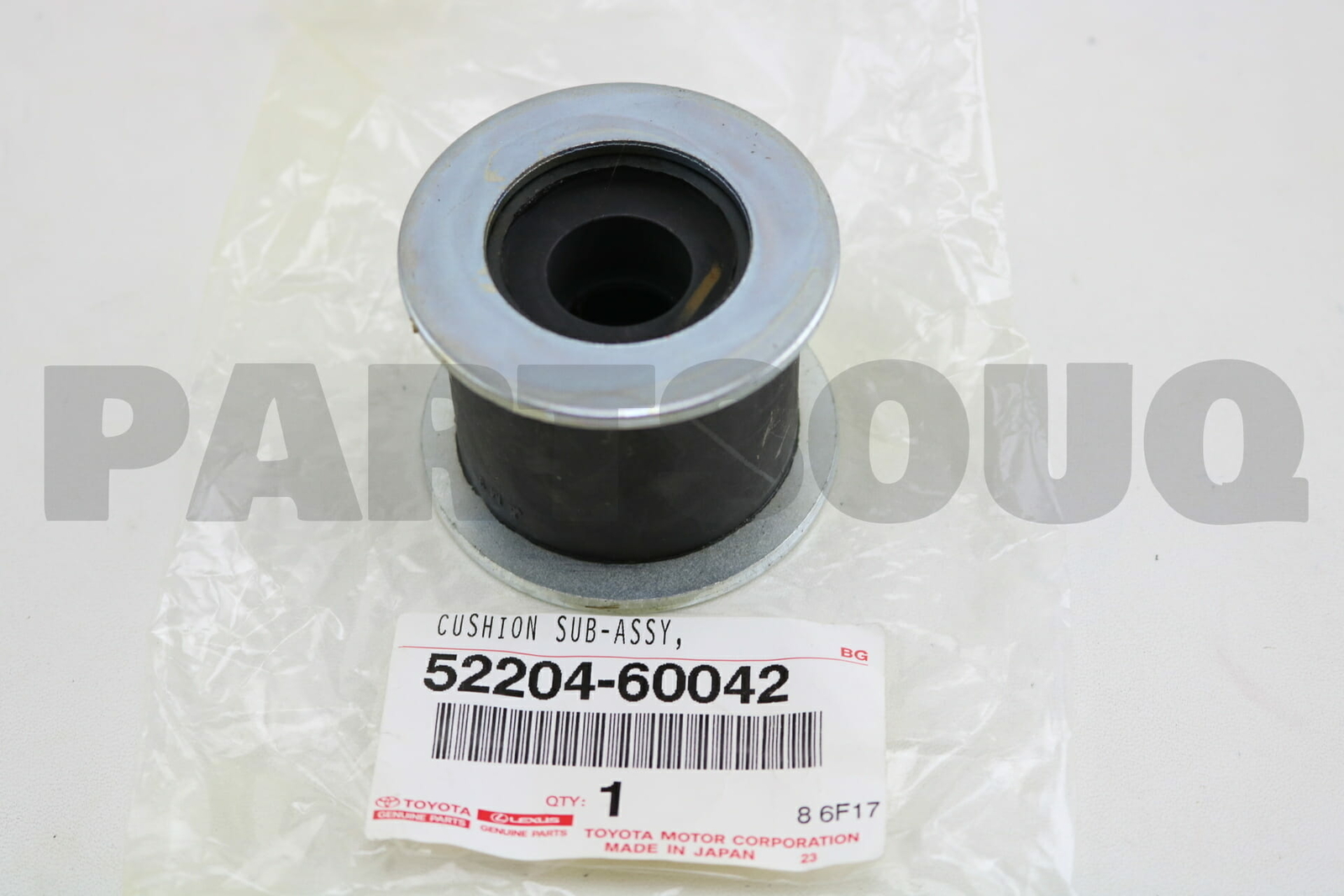 5220460042 Genuine Toyota CUSHION SUB-ASSY, CAB MOUNTING, NO.2 LOWER ...
