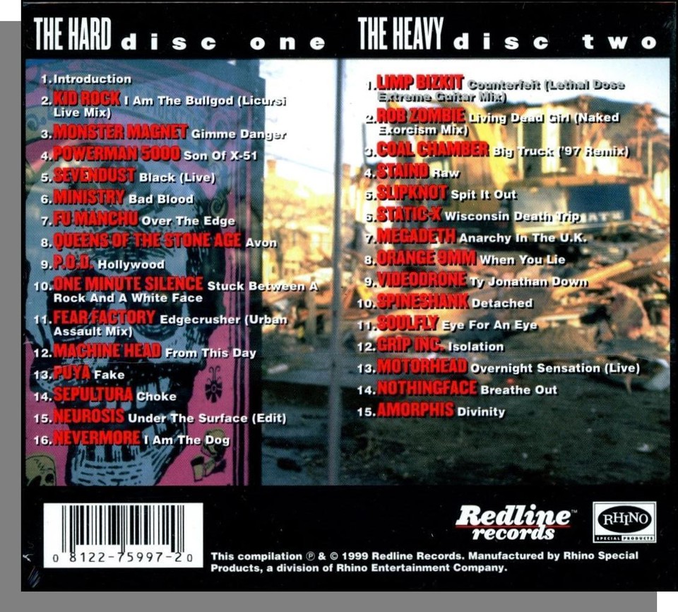 The Hard + The Heavy Volume 1 - New 1999 Double CD, 31 Hard Rock Songs ...