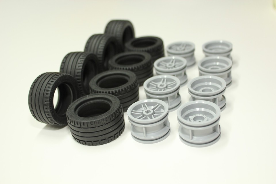 LEGO Tyre 43.2 x 22 ZR (#44309 & #56145) x 8 (16pcs) | eBay