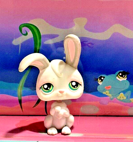 LITTLEST PET SHOP LPS AUTHENTIC WHITE LOP EAR BUNNY RABBIT #211 | eBay