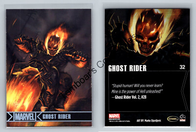2012 Marvel Greatest Heroes 💥Rittenhouse💥 HOLOFOIL-LETTERING💥 Ghost ...