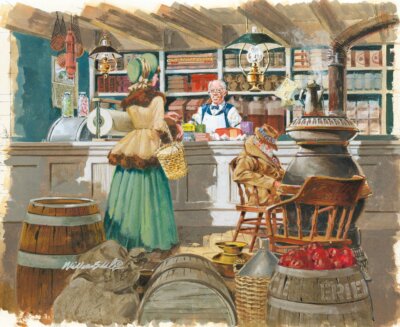 General Store by William Biddle - Art Print Poster 11" x 14" (4457) | eBay