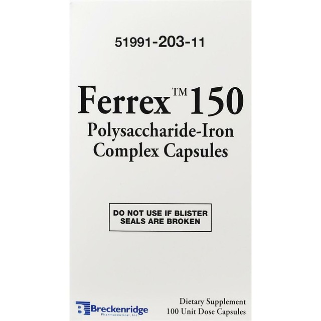 Breckenridge Ferrex 150 Complex Capsules - 100 Unit for sale online | eBay