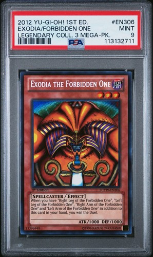 Exodia The Forbidden One set 1st ed LCYW-EN306 PSA 9,8 | eBay