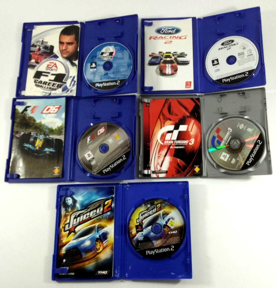 Lot Of 10 Games PLAYSTATION 2 PS2 French Version Race Car Turismo Toca ...