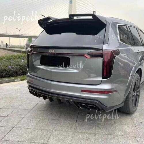 Carbon Fibre Rear Tail Wing Trunk Lip Spoiler Fits For Cadillac XT6 ...