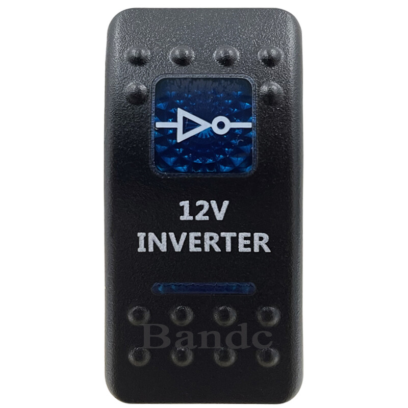 Blue Led Printed Rocker Switch Button For Car Marine Boat 12V ARB Style ...