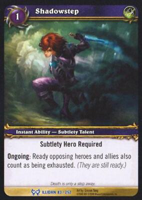 World of Warcraft TCG Shadowstep - The Hunt for Illidan 83/252 | eBay