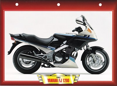 Yamaha Fj 1200 Fiche Technique