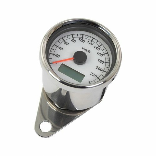 BIKE IT UNIVERSAL CHROME KMH SPEEDO - 240KMH 1:4 | eBay Australia