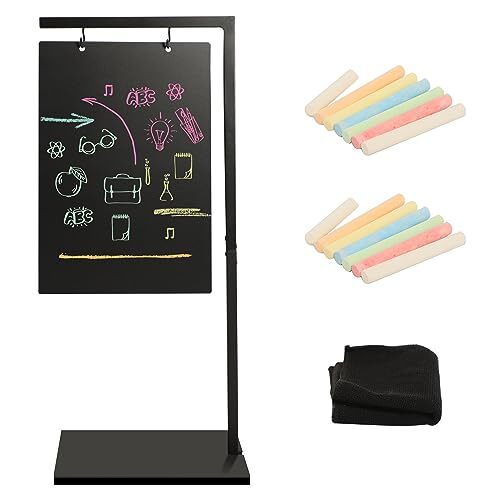 Chalkboard Sign, Standing Double Sided Sidewalk Sign 19" x 43" with ...