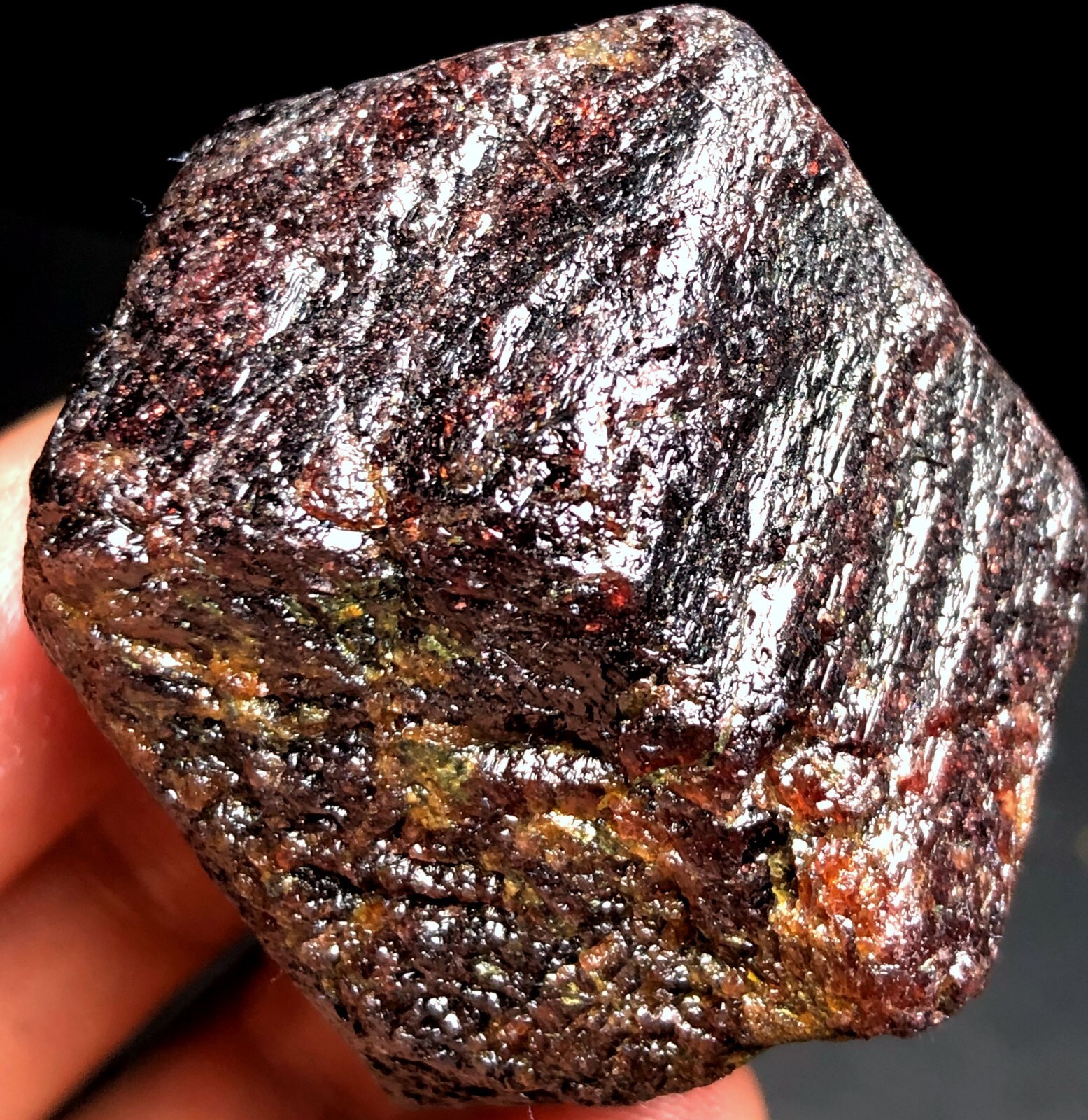 180g Natural RED Garnet Crystal gemstone rough stone mineral specimen ...