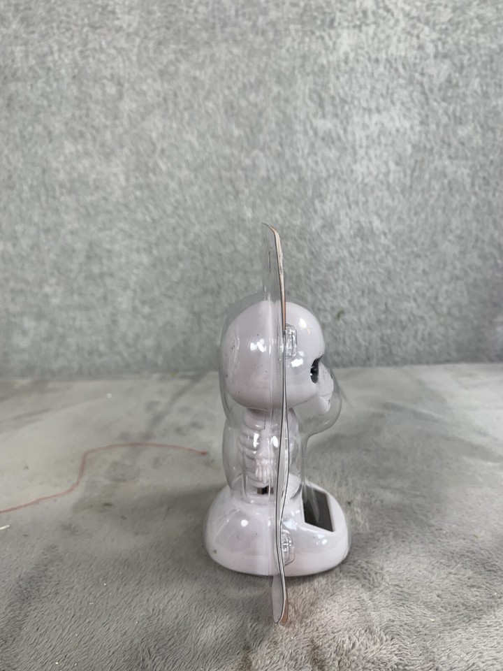 Solar Powered Dancing Halloween Skeleton Dancer Novelty Bobblehead | eBay