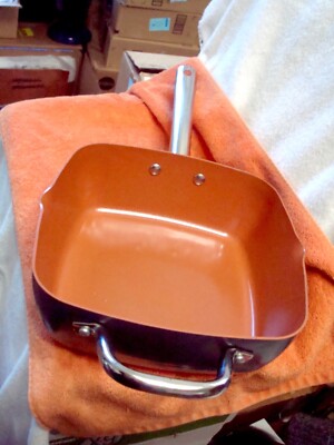 Copper Cook 3.5-in Deep Square Copper Pan Set | eBay