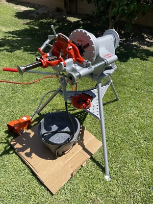 Ridgid 300 Pipe Threader Machine W/carriage,cutter,2 die head,Reamer ...