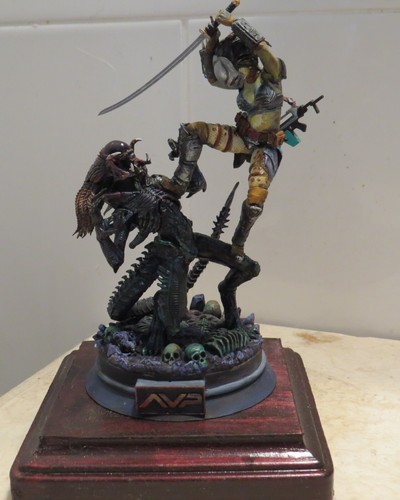 NEW! Built & Painted 1/24 scale Alien vs. Predator | eBay