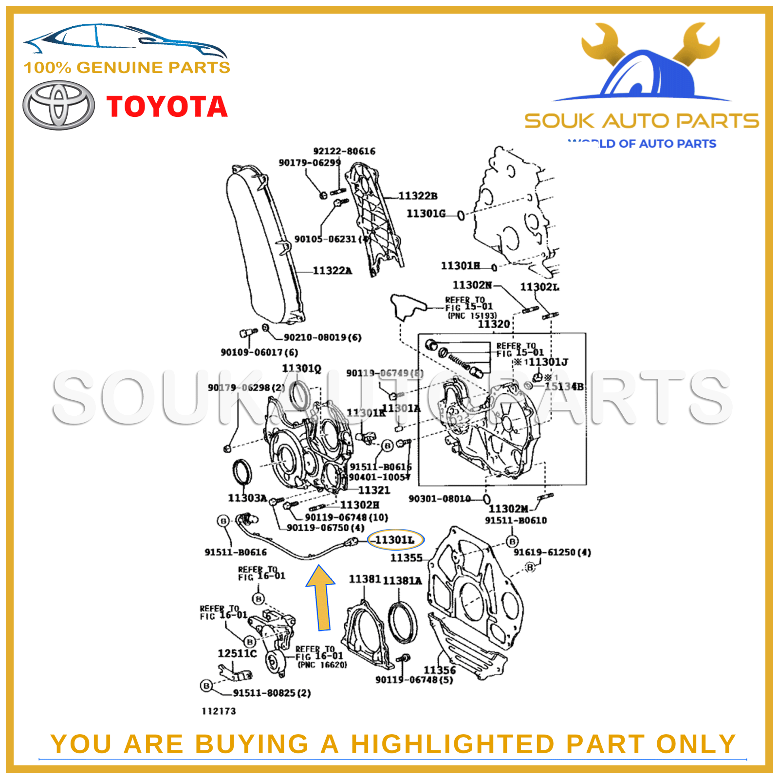 90919-05050 Genuine Toyota SENSOR, CRANK 9091905050 OEM | eBay