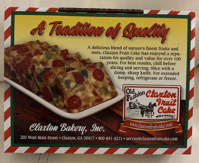 Claxton Bakery Old Fashioned Fruit Cake - 3 Pack for sale online | eBay