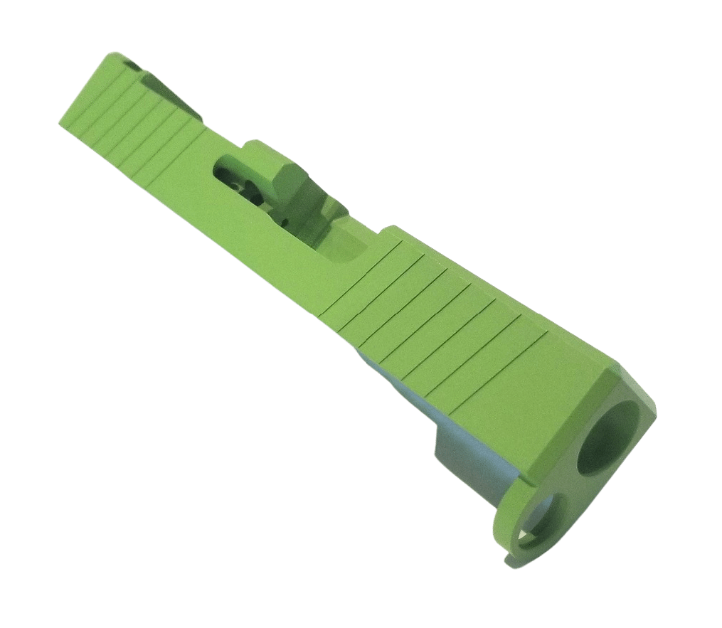 For Glock 43 43X Custom Coated Slide with RMSc Cut Out Cerakote TiN ...