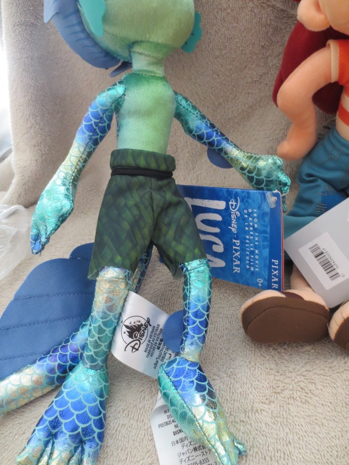 NEW Pixar Movie Disney Store Luca, Giulia Plush Toys LUCA CUTIES get ...