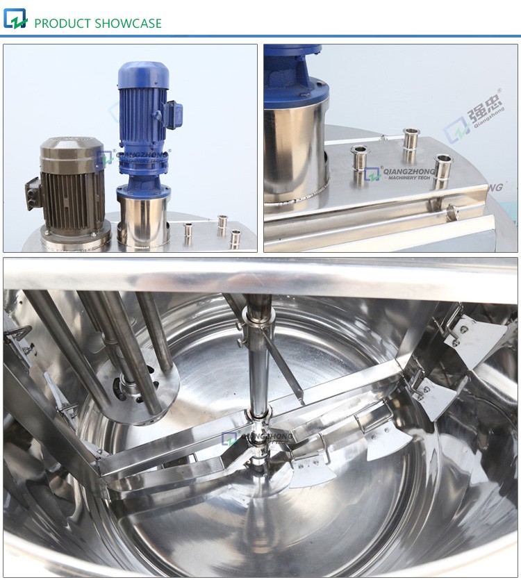 300L Electric Heating Mixing&Emulsifying Machine Emulsifier Mixer Tank ...