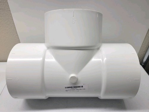 6-inch Socket PVC Schedule 40 Tee Fitting 3-Way | eBay