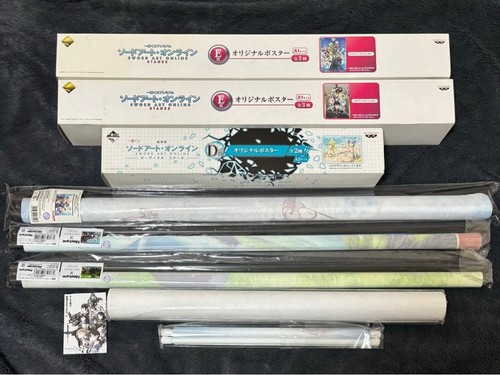 Kadokawa SAO Poster Tapestry Set Premium Pack A1 A2 B2 Authentic Rare ...