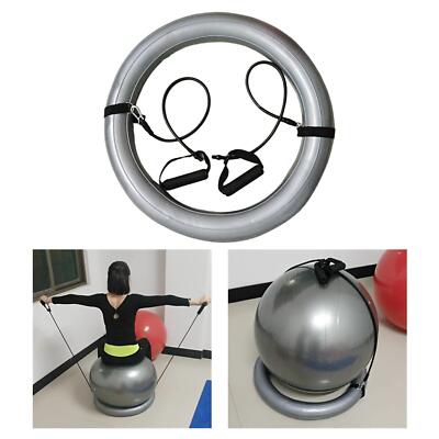 Inflatable Yoga Ball Stability Ring PVC 65cm/75cm Exercise Pilates ...