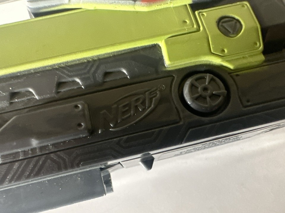 NERF Vortex Nitron Green Light Up Tactical Scope Laser Sight Rare ...