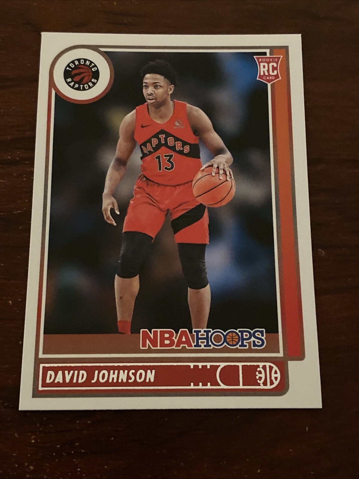 2021-22 NBA Hoops #222 David Johnson Rookie Card Raptors RC C1675* | eBay