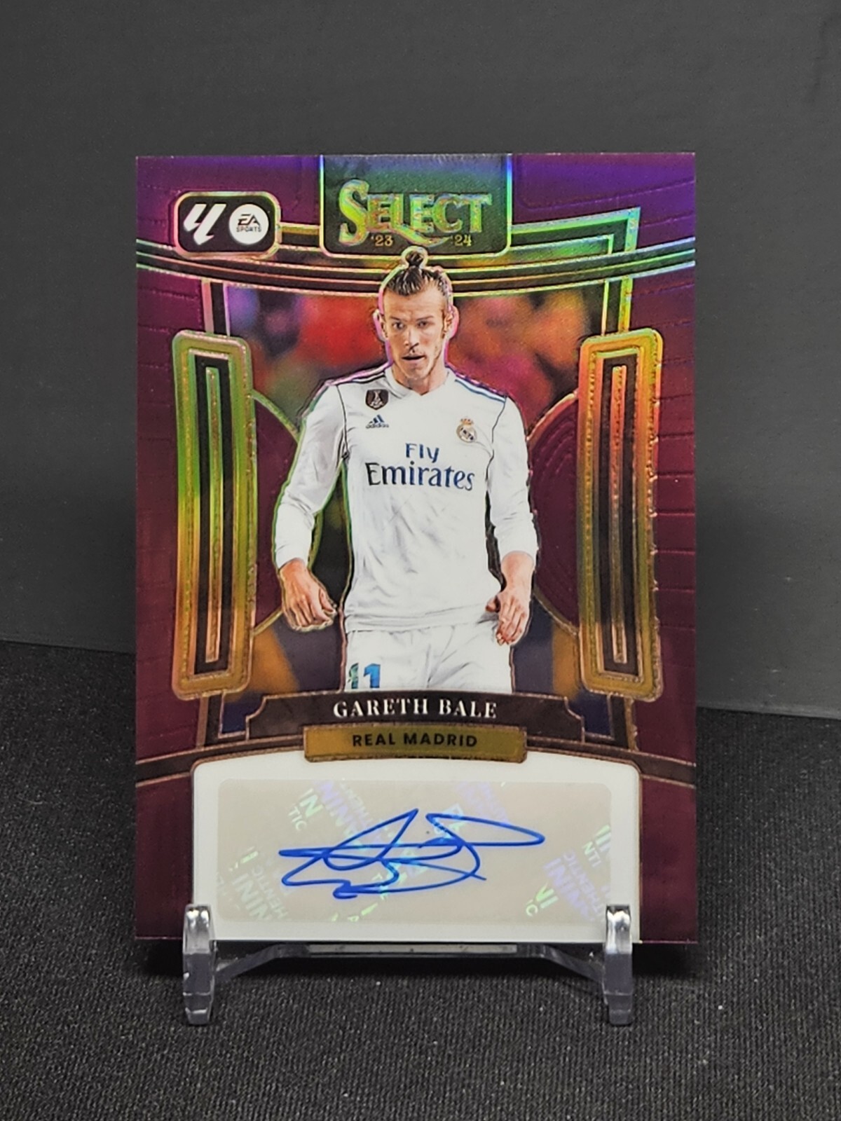 2023-24 Select La Liga Gareth Bale Autograph Purple #'d 24/25 Real ...