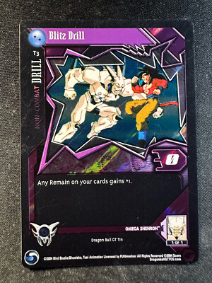Dragonball GT TCG T3 Blitz Drill Limited Shadow Dragon Saga Promo Foil ...