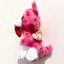 TY Beanie Boo Plush toy ROMEO Pink Dog Glitter Eyes heart hot pink ...