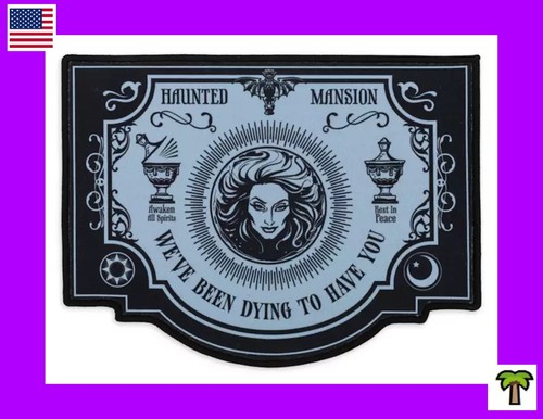 🌴 Disney Parks Door Mat Haunted Mansion Madame Leota We've Been Dying ...