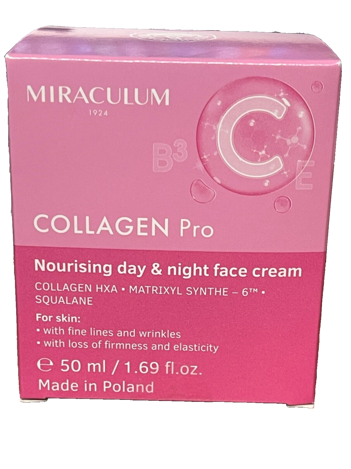 Miraculum C Collagen PRO Nourishing Day & Night Cream for fine lines ...