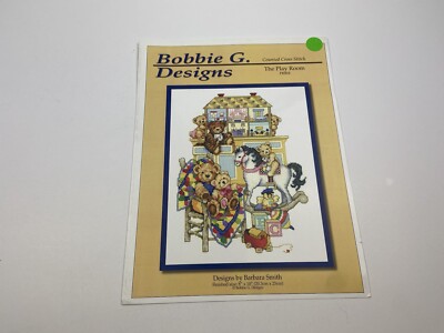 Bobbie G Designs The Play Room Counted Cross Stitch Pattern | eBay