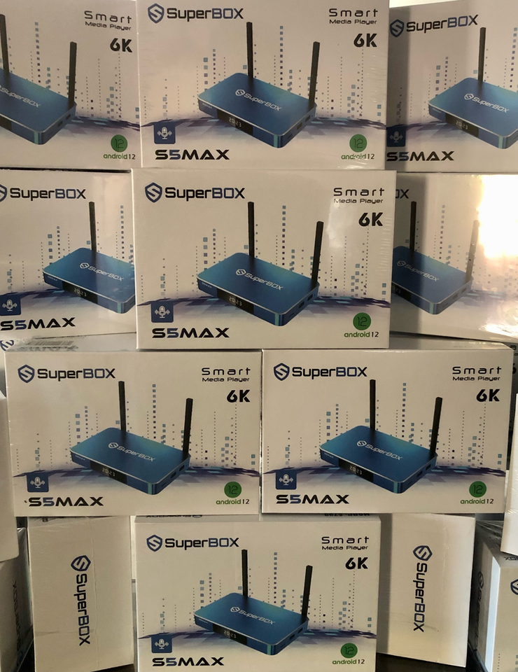NEW Cetified Manufacturer Direct SUPERBOX S5 MAX Streaming Box + FREE ...