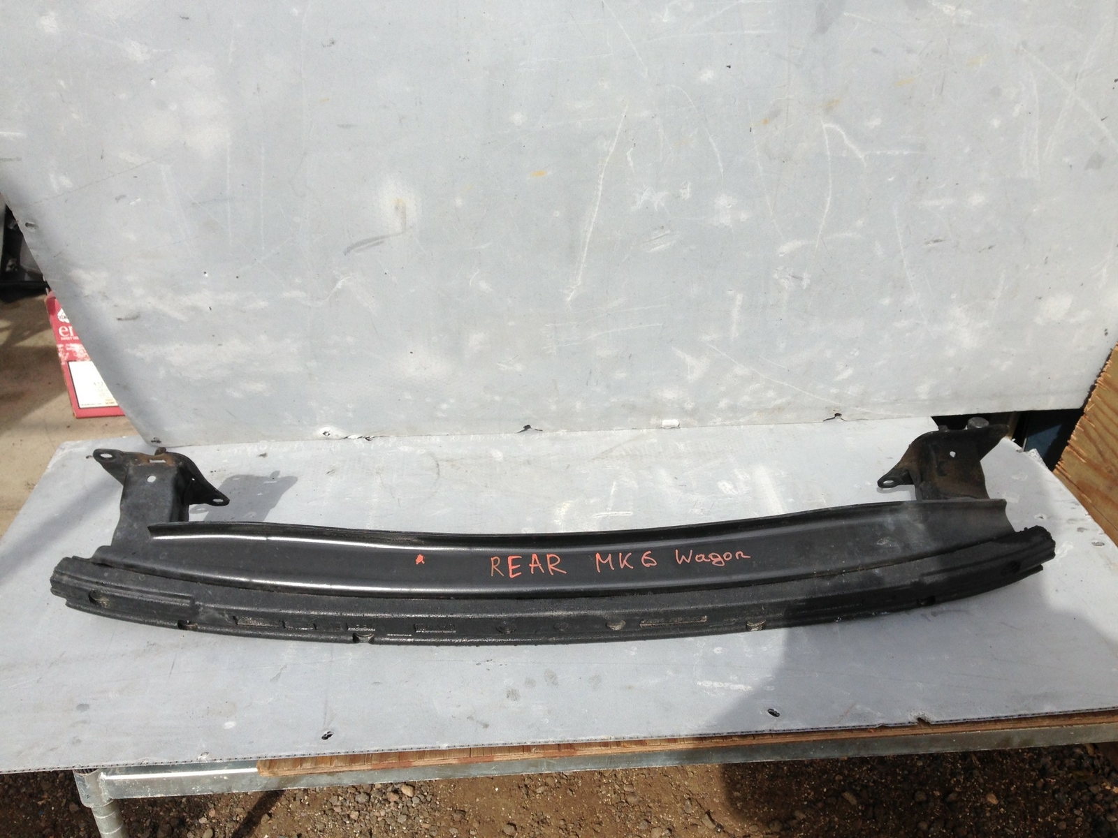 2006-2014 VOLKSWAGEN JETTA WAGON REAR BUMPER REINFORCEMENT CRASH BAR ...