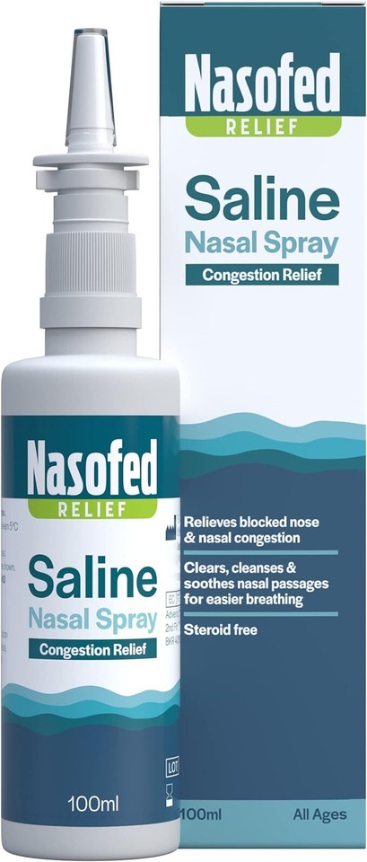 Nasofed Saline Nasal Spray,choose size and Pack | eBay UK