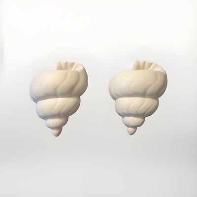 Justice Design Ambiance Conch Shell Wall Sconce, Bisque, Incan. | eBay